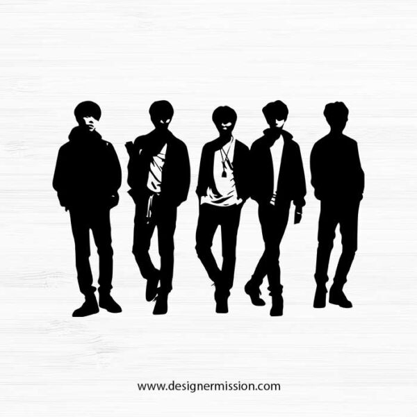 Download BTS SVG for Silhouette & Cricut- Designer Mission