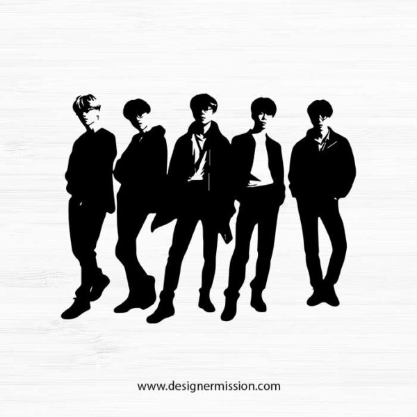 Download BTS SVG for Silhouette & Cricut- Designer Mission