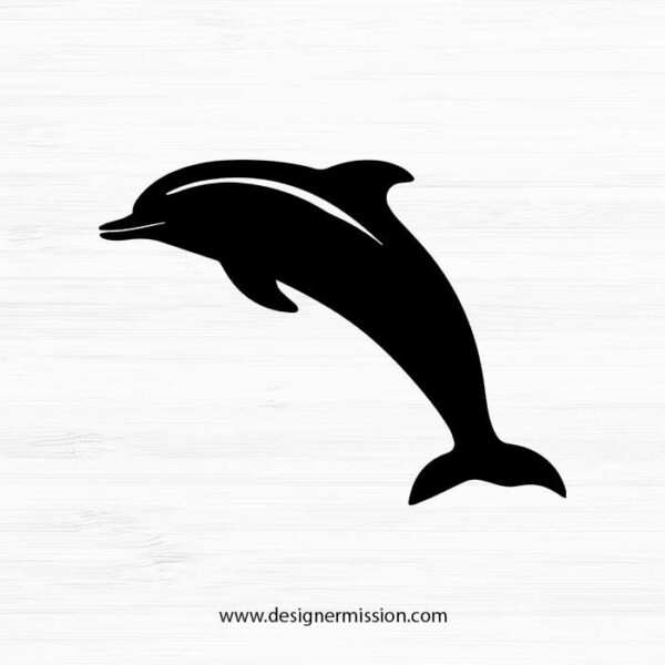 Download Dolphin SVG Free for Silhouette & Cricut- Designer Mission