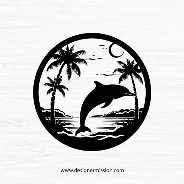 12+ Dolphin SVG Files for Cricut – Ocean Theme Art