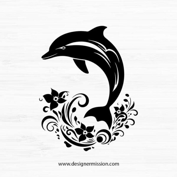 12+ Dolphin SVG Files for Cricut – Ocean Theme Art