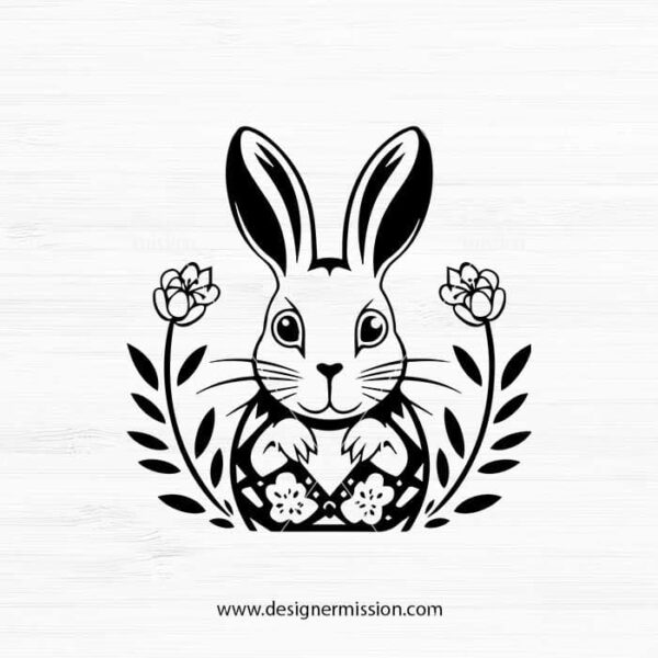 Bunny V.5 For Cricut And Silhouette | SVG, DXF, PDF ,PNG, EPS ...