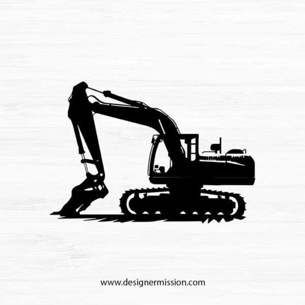 Excavator SVG - Designer Mission
