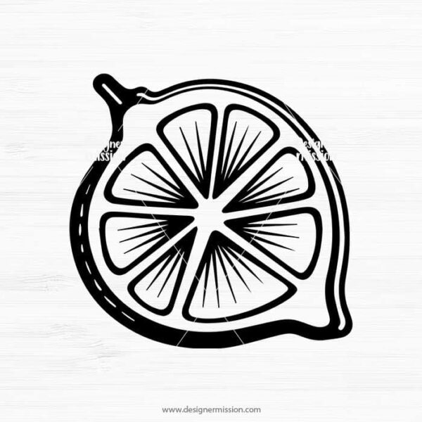 Download Lemon SVG for Silhouette & Cricut- Designer Mission