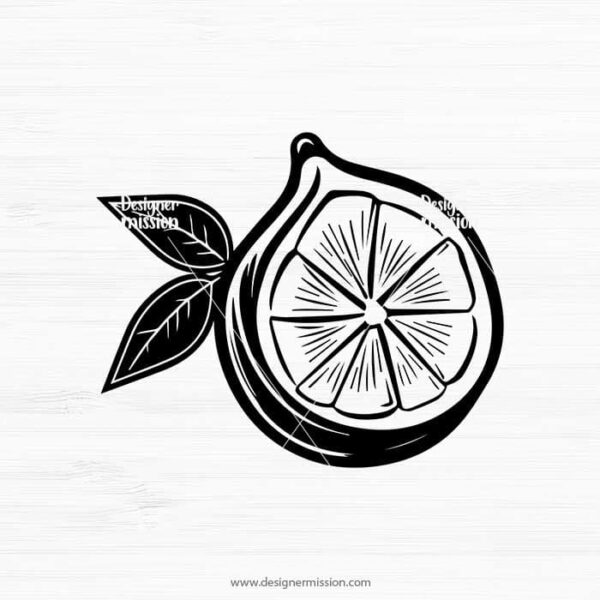 Download Lemon SVG for Silhouette & Cricut- Designer Mission