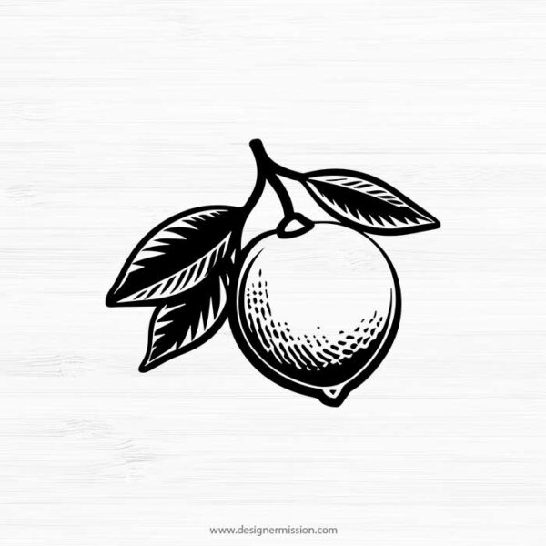Download Lemon SVG for Silhouette & Cricut- Designer Mission