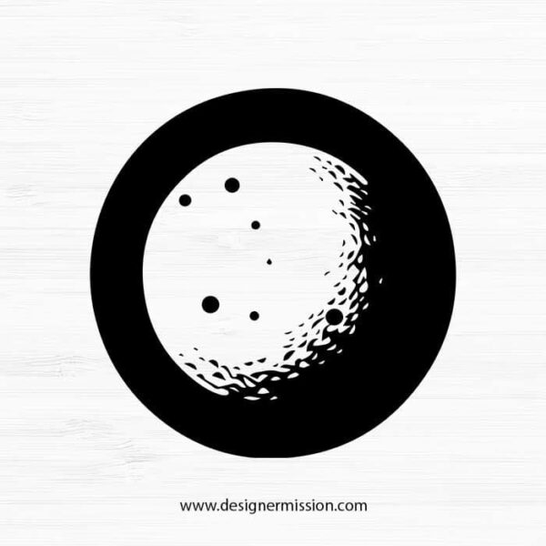 Moon SVG - Designer Mission