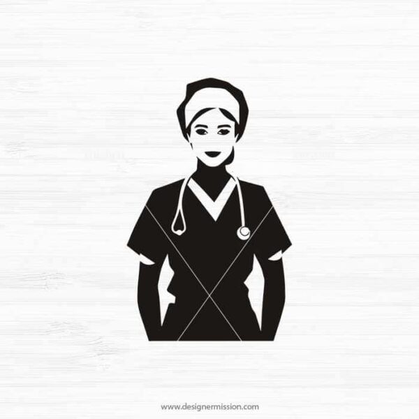 Nurse SVG Free - Designer Mission