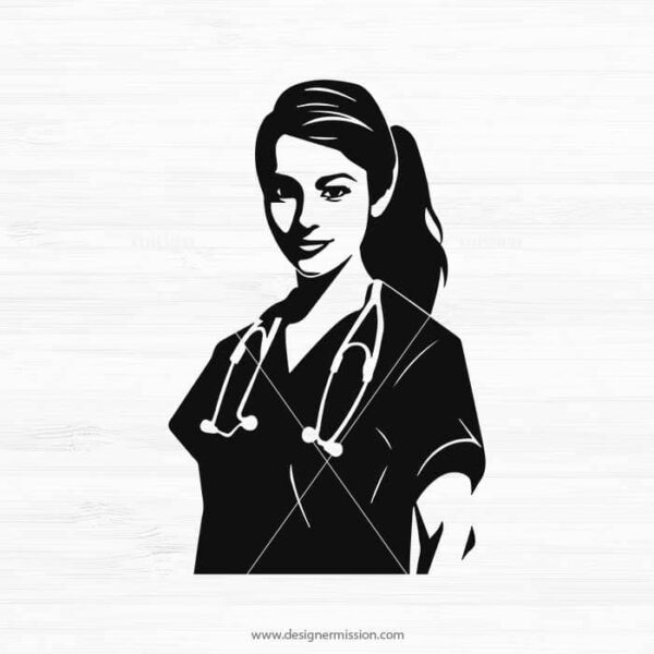 Nurse SVG Free - Designer Mission