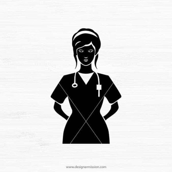 Nurse SVG Free - Designer Mission