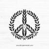 Peace Sign SVG, EPS, DXF, PNG V.7 - Designer Mission