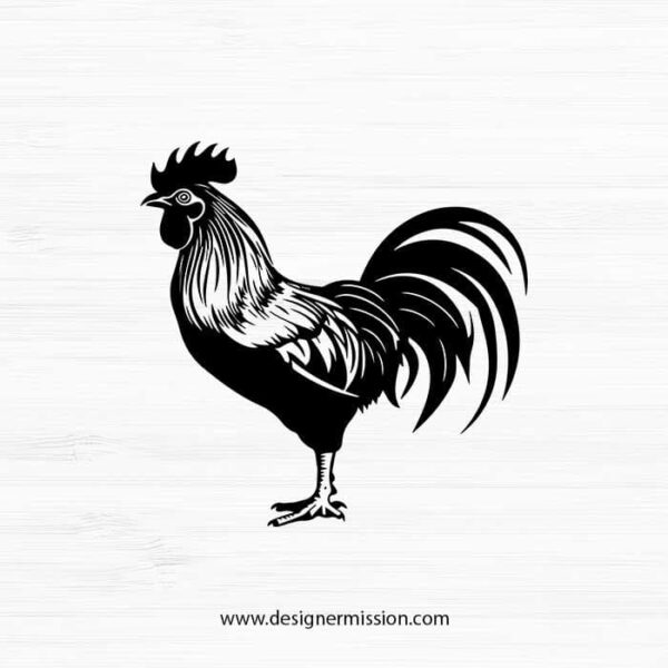 Rooster SVG - Designer Mission