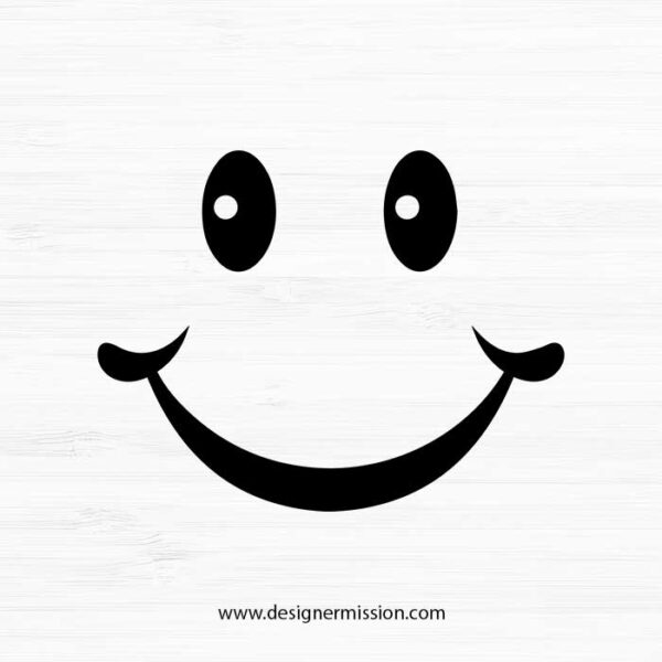 Download Smiley Face SVG for Silhouette & Cricut- Designer Mission