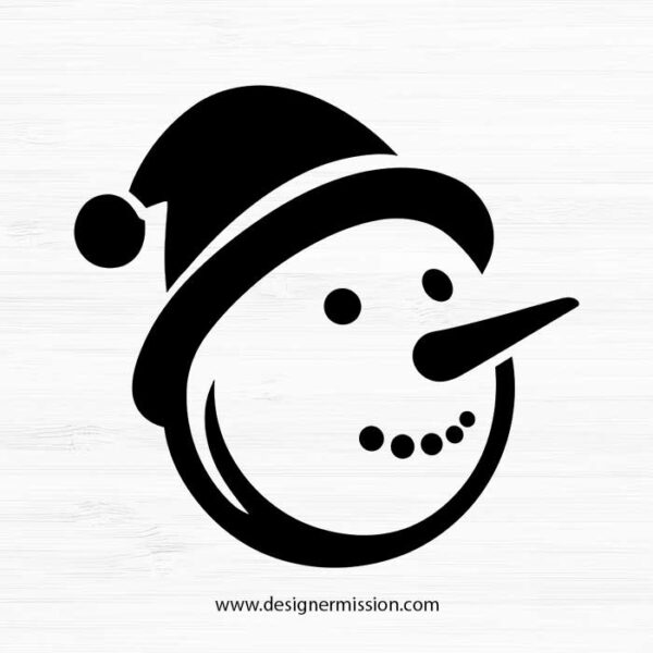 Snowman SVG, EPS, DXF, PNG V.12 - Designer Mission