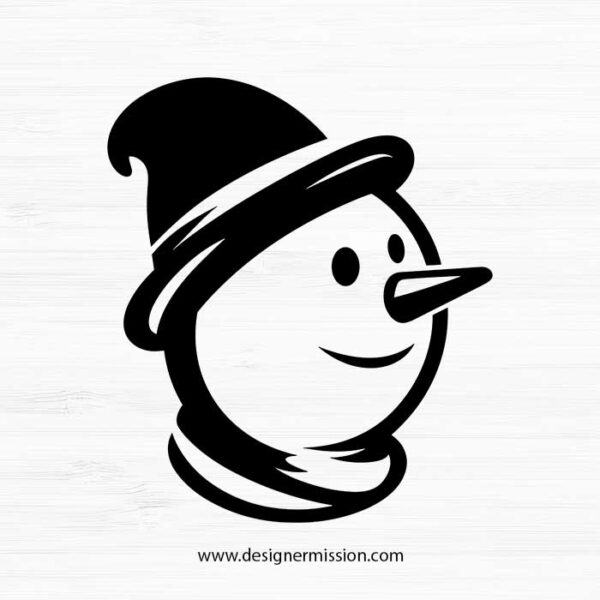 Snowman SVG, EPS, DXF, PNG V.24 - Designer Mission