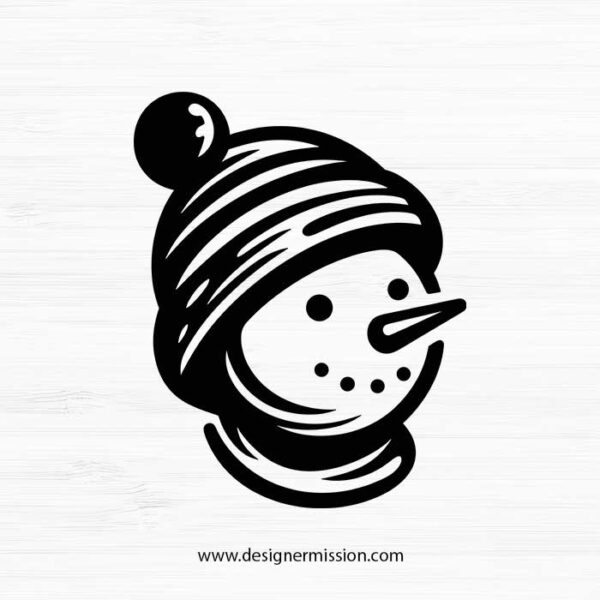 Snowman SVG, EPS, DXF, PNG V.16 - Designer Mission