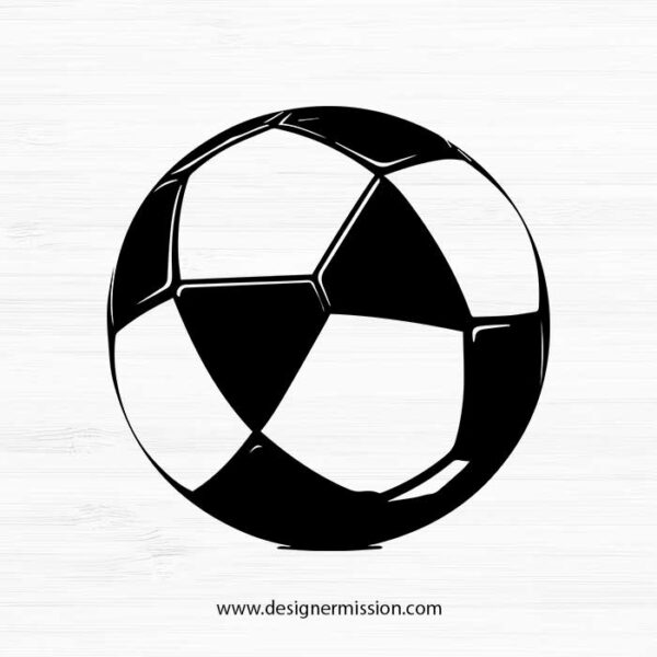 Download Soccer Ball SVG for Silhouette & Cricut- Designer Mission