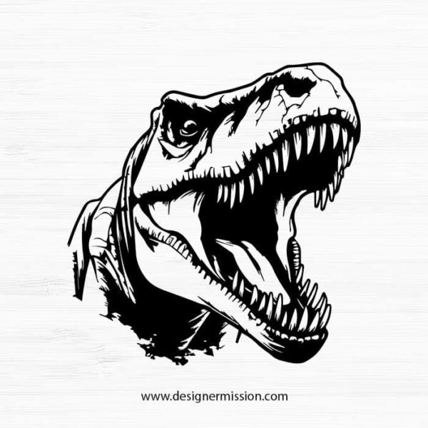 T Rex SVG - Designer Mission