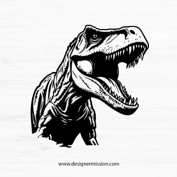 T Rex SVG - Designer Mission