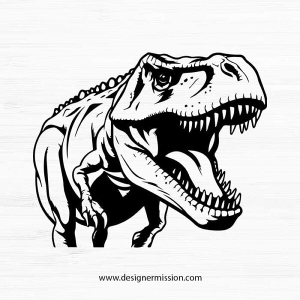 T Rex SVG - Designer Mission