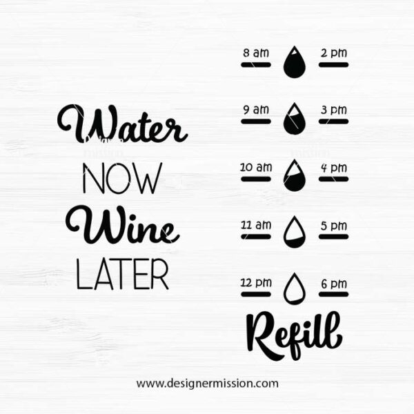 Free Cricut Water Bottle SVG - Designer Mission